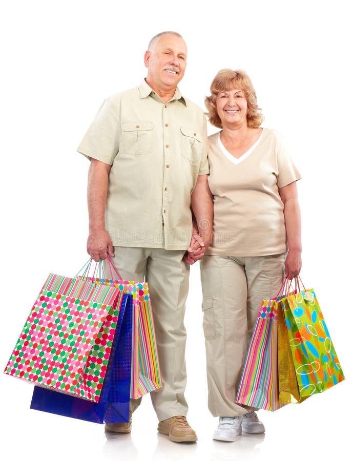 812 Couple Senior Shopping White Stock Photos - Free & Royalty-Free ...