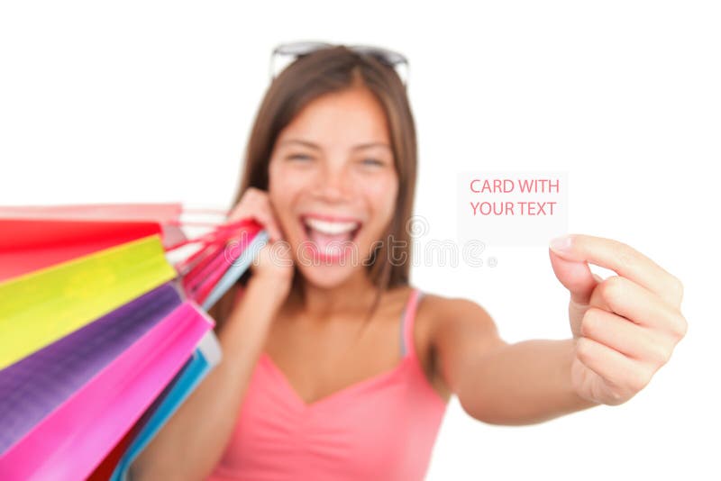 Shopping sign stock image. Image of credit, advert, fashion - 12360761