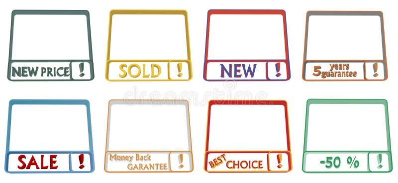 Shopping signs stock vector. Illustration of print, handbag - 10774552