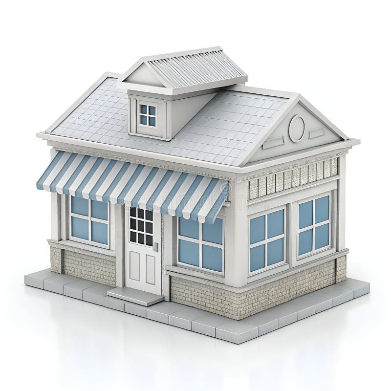 Shopping Store 3D Icon, Retail and E-commerce Concept Stock ...