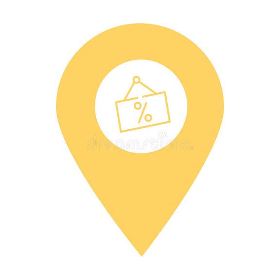 Shopping Store Location Map Pin Icon. Element of Map Point for Mobile ...