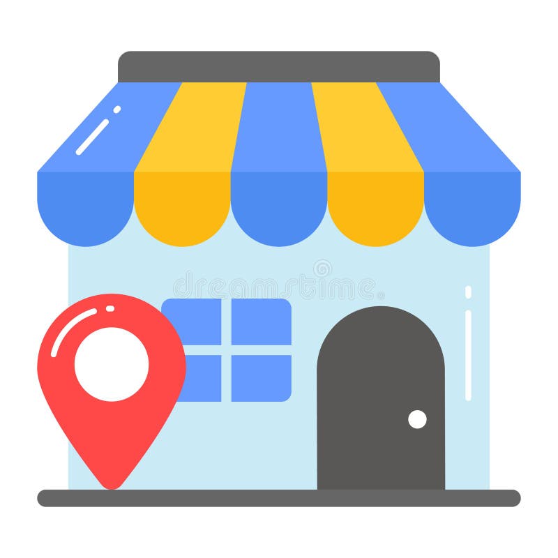 Market Location Icon Related Map Location and Navigation Black Icon ...