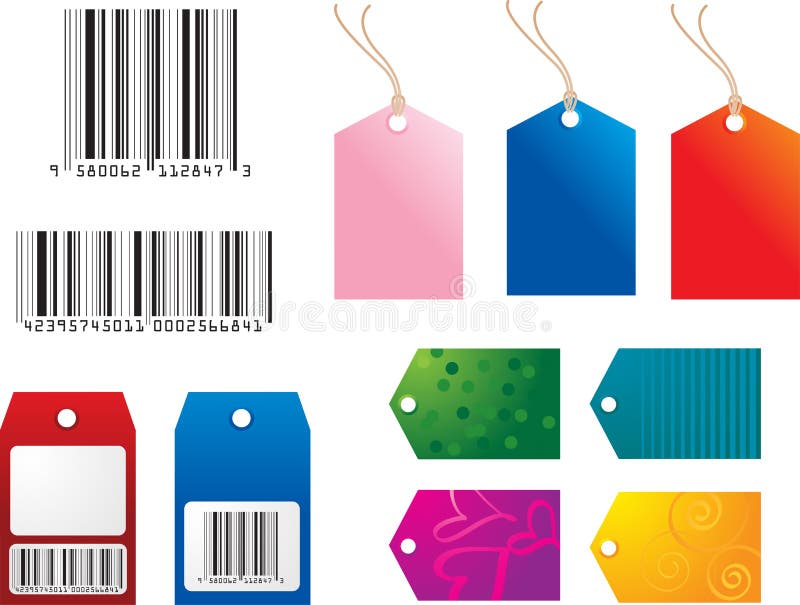 Shopping Tags stock vector. Illustration of price, white - 6477682