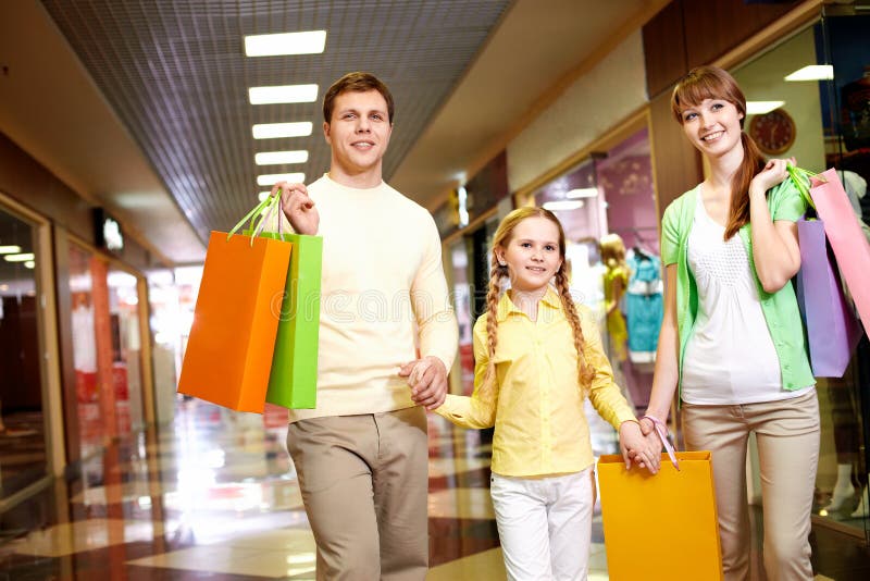 Shopping time stock photo. Image of male, parent, fashion - 21667570