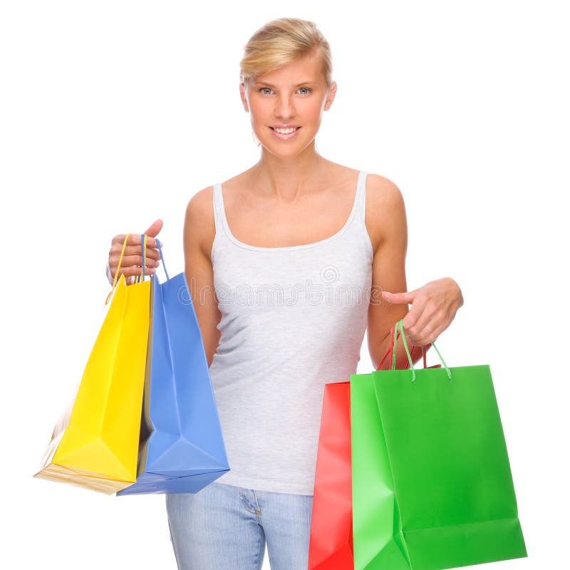 Shopping time stock photo. Image of expensive, shoppingbags - 24756788