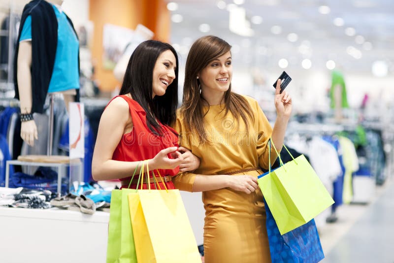 Shopping time stock image. Image of friendship, fashion - 29178067