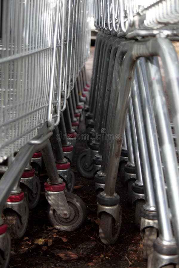 Shopping trolley wheels stock image. Image of commerce - 62198253