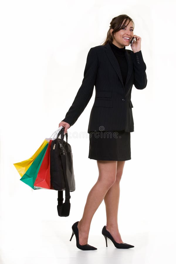 Shopping after work stock image. Image of multi, casual - 2245581
