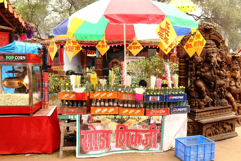 Shops in fair editorial image. Image of india, stall - 37925690