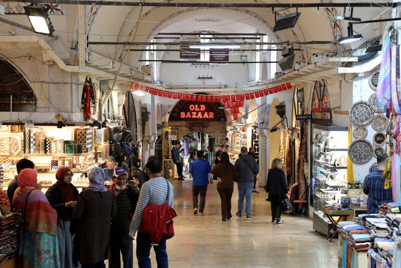 Shops in the Grand Bazaar in Istanbul Editorial Stock Photo - Image of ...