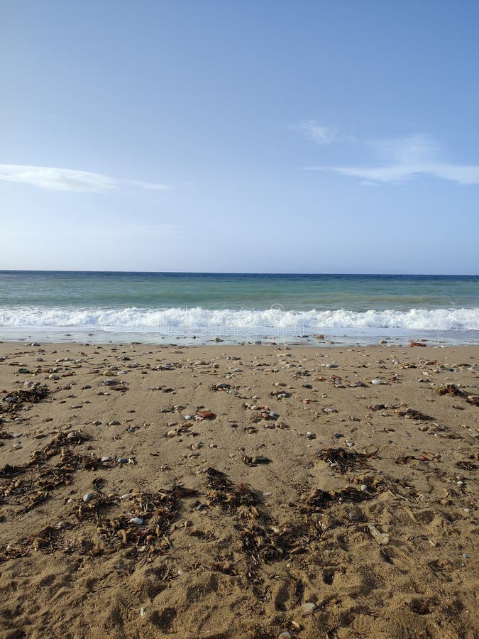 Shore beach waves stock photo. Image of shore, water - 266840688