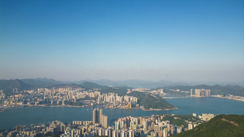 The Shore of East of Kowloon and Hong Kong 6 May 2022 Stock Photo ...