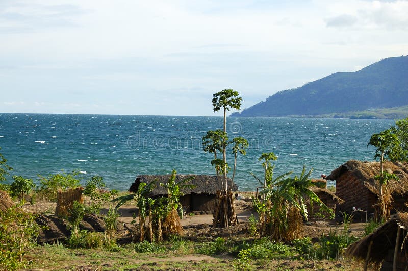 Shore of Lake Malawi stock image. Image of coast, ocean - 89993713