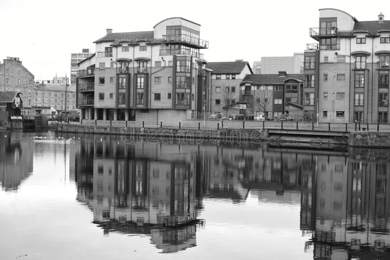 The Shore in Leith Edinburgh Stock Image - Image of building ...