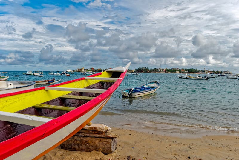 Shore of NGor Beach in Dakar Stock Photo - Image of ocean, cloud: 62894560