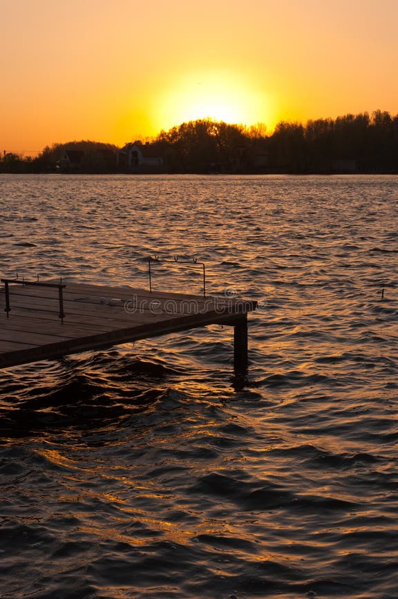 Shore with sunset stock image. Image of calm, wave, beach - 19360995