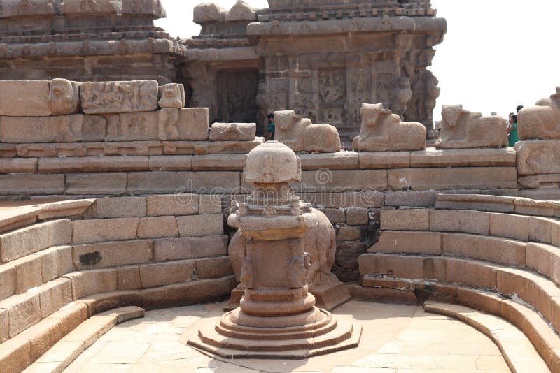 Shore Temple at Mahabalipuram in Tamil Nadu, India Stock Photo - Image ...