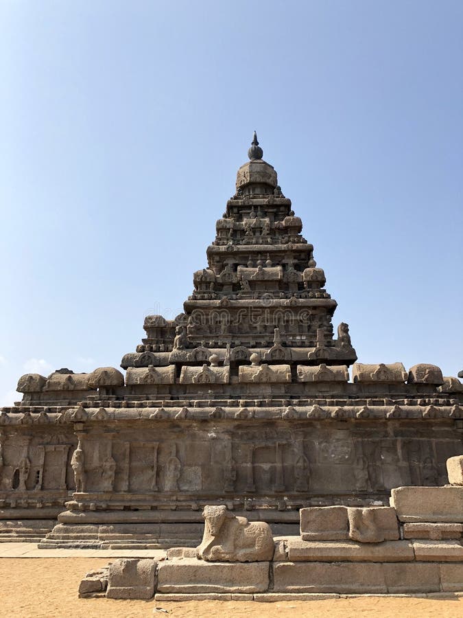 Shore Temple in Mahabalipuram, Tamilnadu Stock Photo - Image of ...