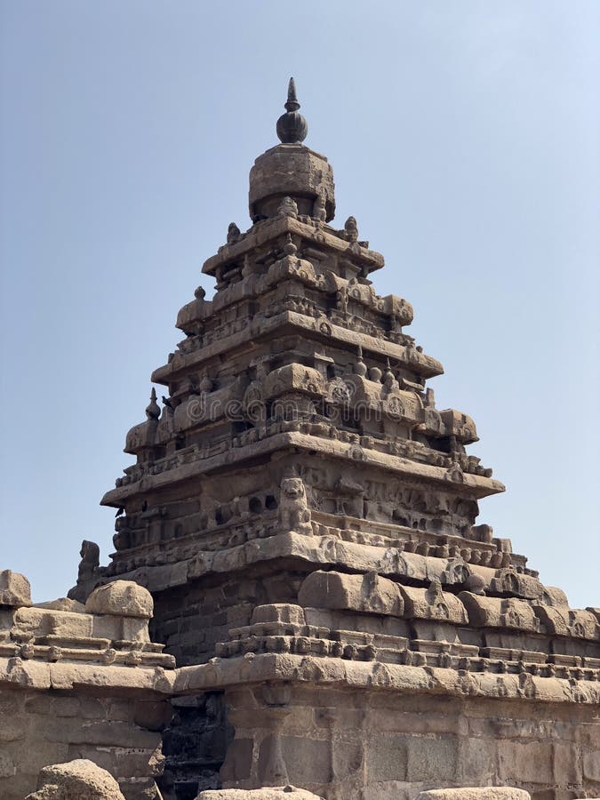 Shore Temple in Mahabalipuram, Tamilnadu Stock Photo - Image of ...
