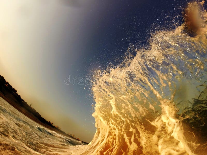 Shorebreak stock photo. Image of gopro, beach, shorebreak - 60327654