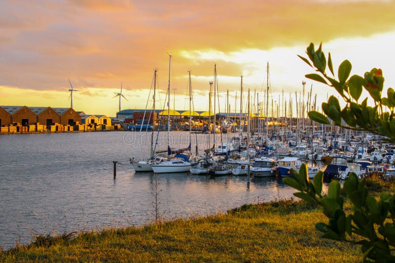 Shoreham Port editorial stock photo. Image of port, green - 173723773