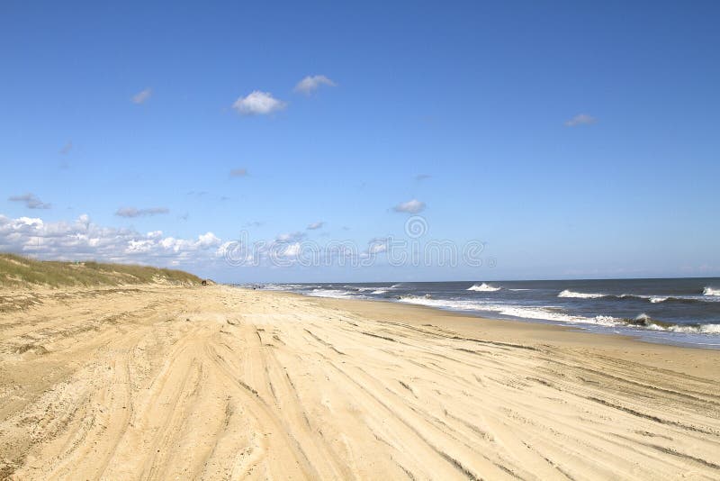 Shoreline stock image. Image of sand, waves, clouds, land - 21651671
