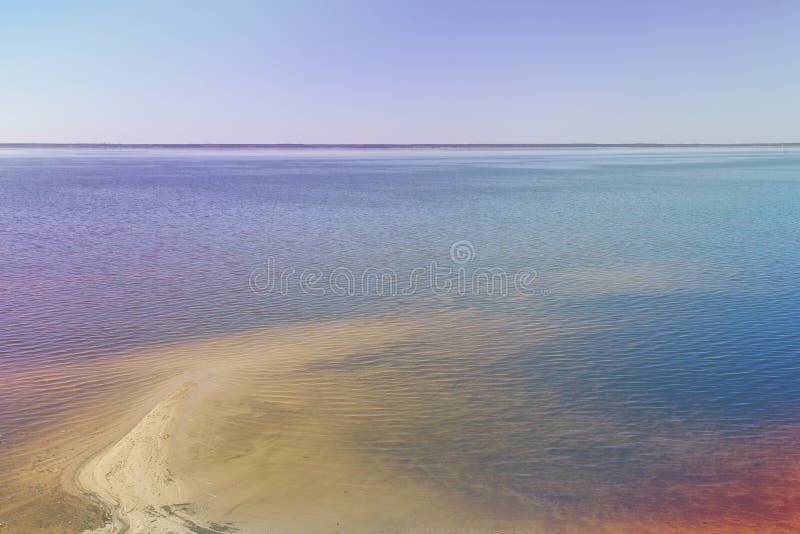 Shoreline with a sandy stock image. Image of italy, holiday - 115041797