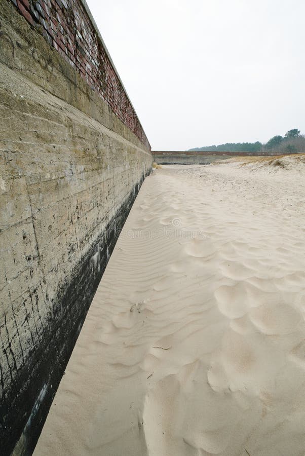 Shoreline Stabilization in Prora Stock Image - Image of bush, kraft ...