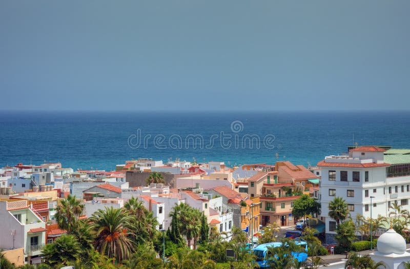 Tenerife Canary Islands Spain Colorful Rooftops Stock Photos - Free ...