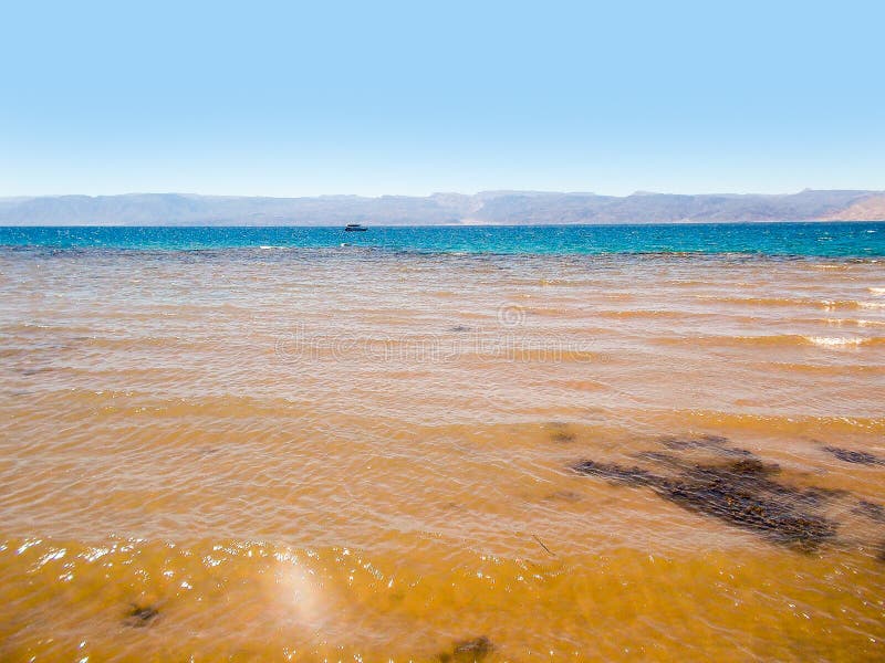 Shores of the red sea stock photo. Image of coastline - 109539222