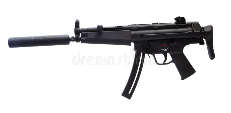 Assault rifle stock photo. Image of black, sight, isolated - 14551568