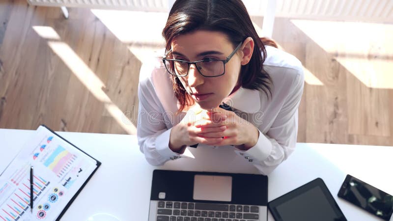 Short Break, Rest in Working Process in Modern Office. Overview of ...