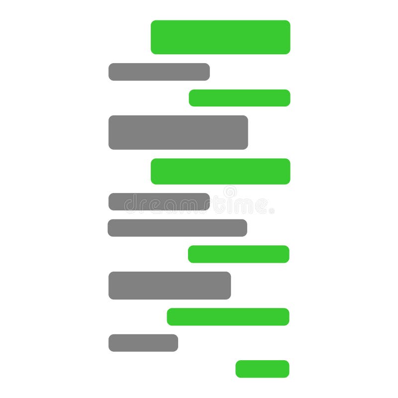 Short Bubble Message, Chat Speech Conversation, Interface Dialog Vector ...