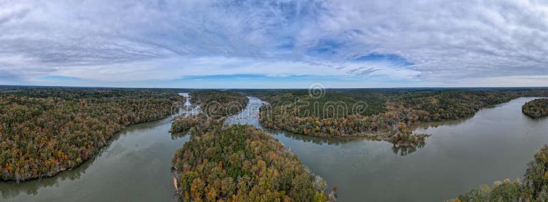 Short Bypass and Long Bypass on the Catawba River Near Great Falls ...