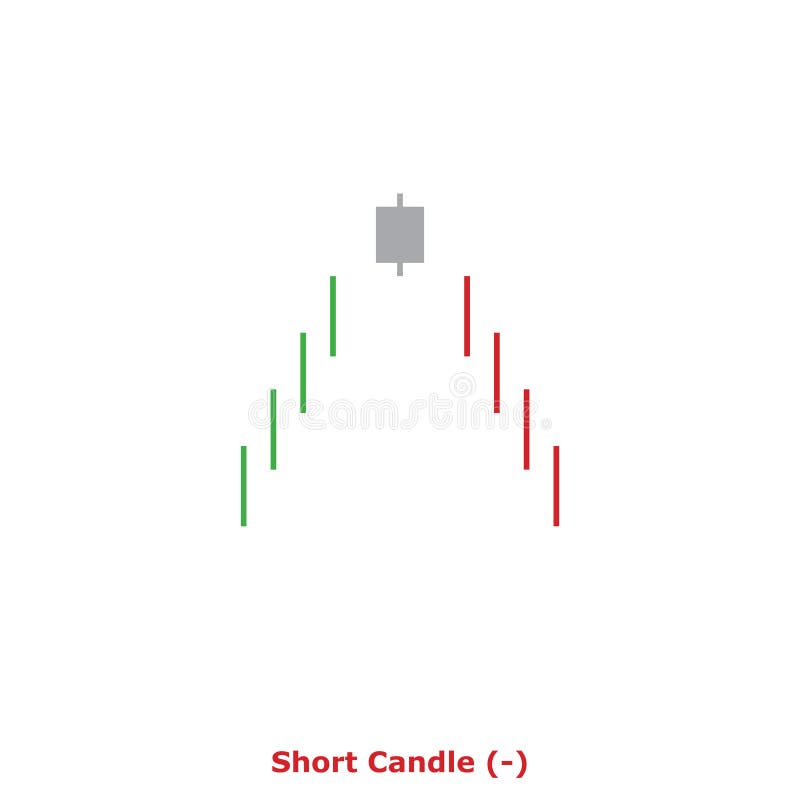 Short Candle (-) Green & Red - Square Stock Vector - Illustration of ...