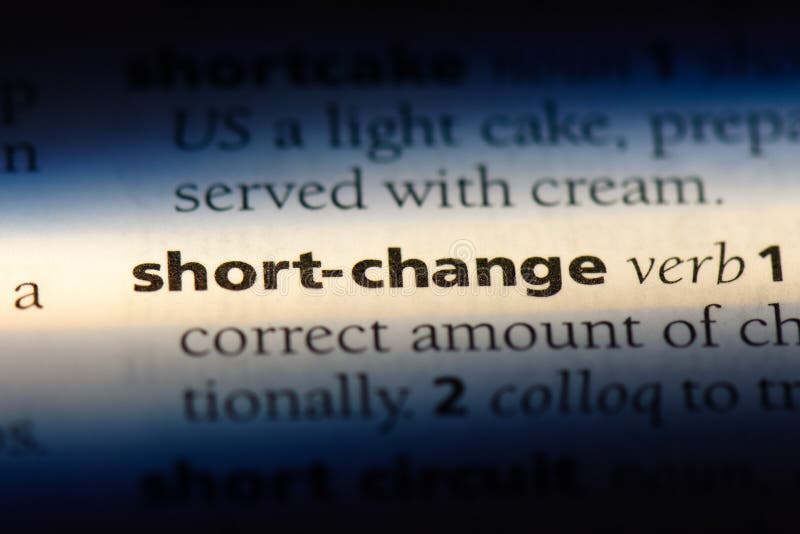 Short change stock photo. Image of page, dictionary - 126618948