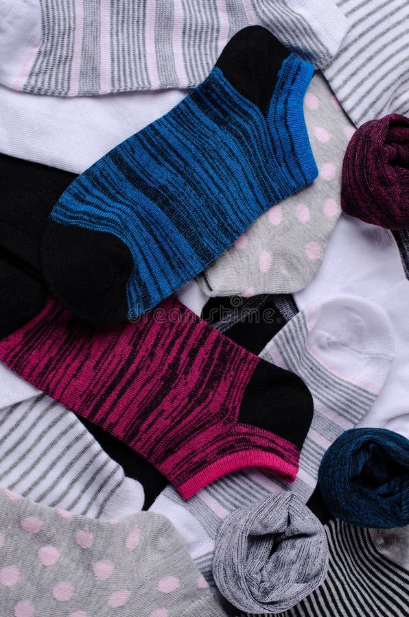 Short clean knitted socks stock image. Image of shop - 129158767