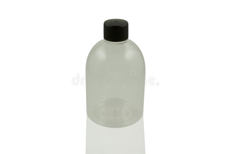 Short clear bottle stock photo. Image of bottle, transparent - 40100112