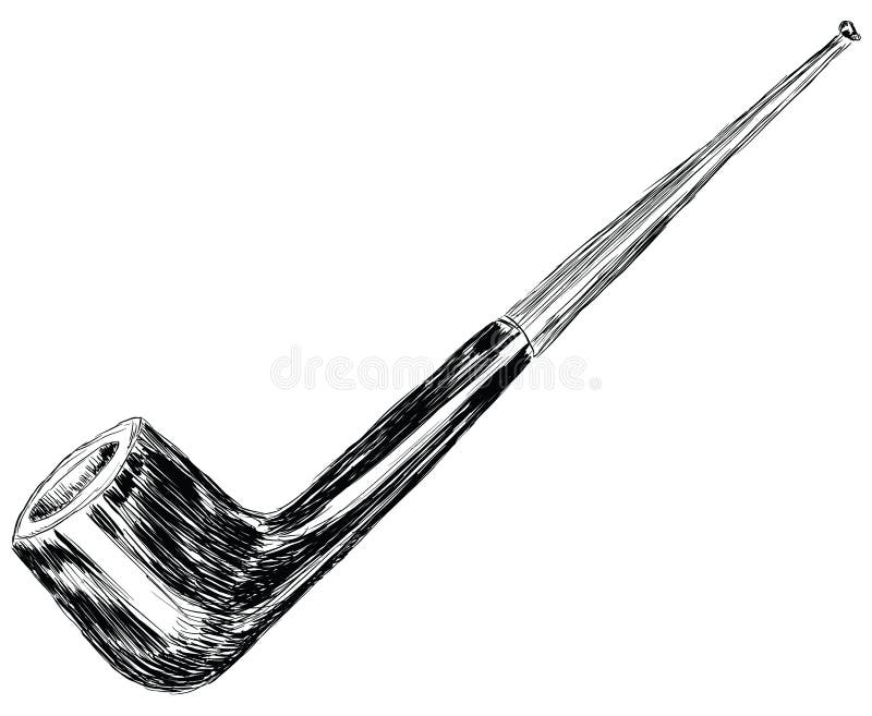 Short composite pipe stock vector. Illustration of addictive - 47883515