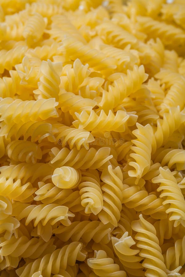 Short-cut Spiral Macaroni Surface Food and Drink Concept Stock Image ...