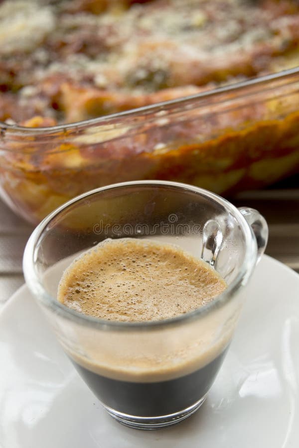 Short espresso coffee stock photo. Image of creamy, break - 96015114