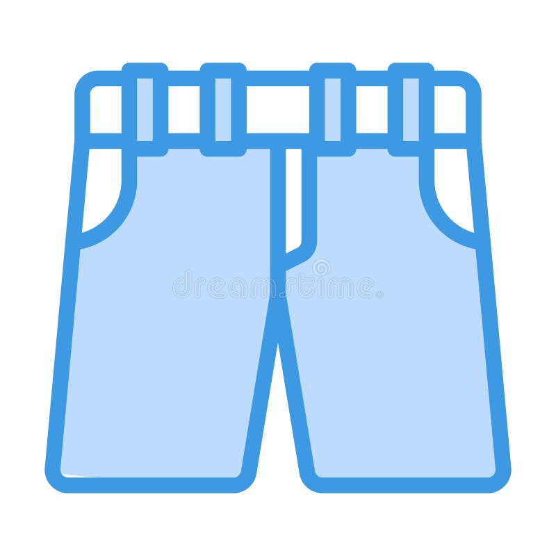 Short Icon in Blue Style for Any Projects Stock Vector - Illustration ...
