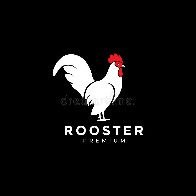 Short-legged Bantam Chicken Logo Design Stock Vector - Illustration of ...