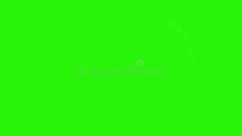 Short Line and Shapes Animation Effects Elements on Green Screen Chroma ...