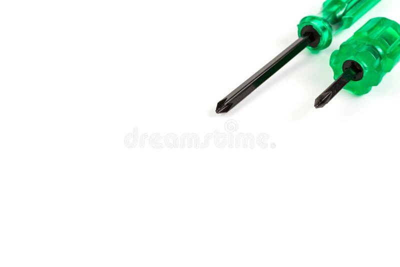 Short Removable Two-head Screwdriver. Stock Image - Image of driver ...