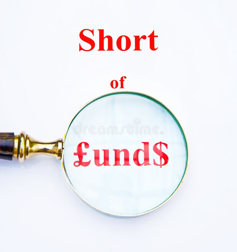 Short of money stock photo. Image of white, repossessed - 11450374