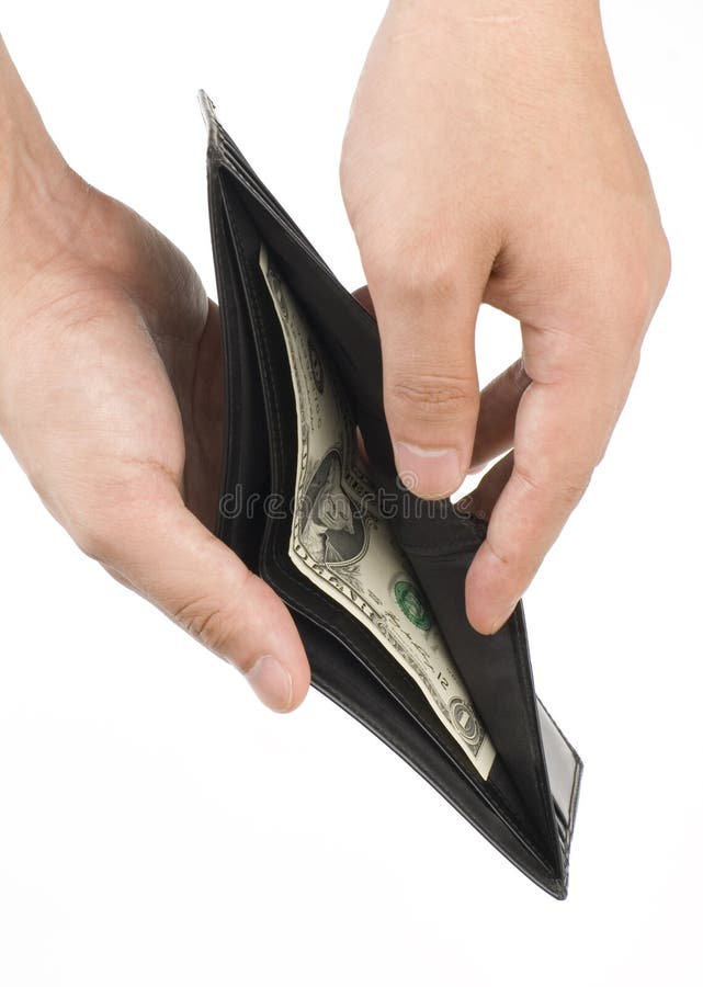 Autumn Leaf Fall of Dollars on a White Background Stock Photo - Image ...