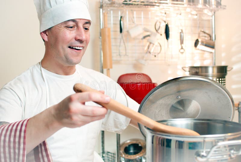 Short order cook stock image. Image of caucasian, culinary - 22238595