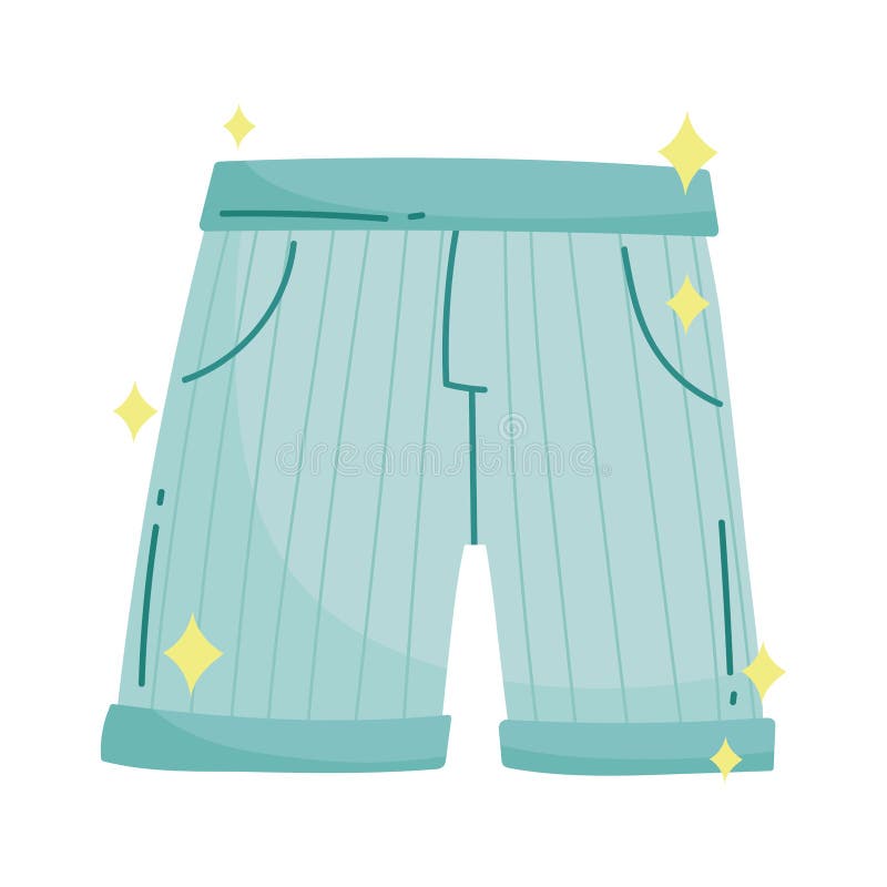 Short pants clothes stock vector. Illustration of vector - 220863722