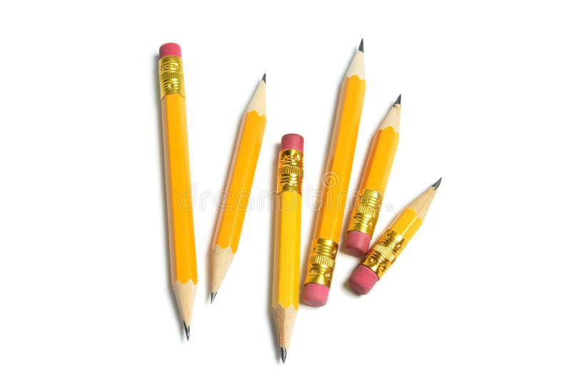 Short Pencils stock image. Image of white, supplies, implements - 10777259